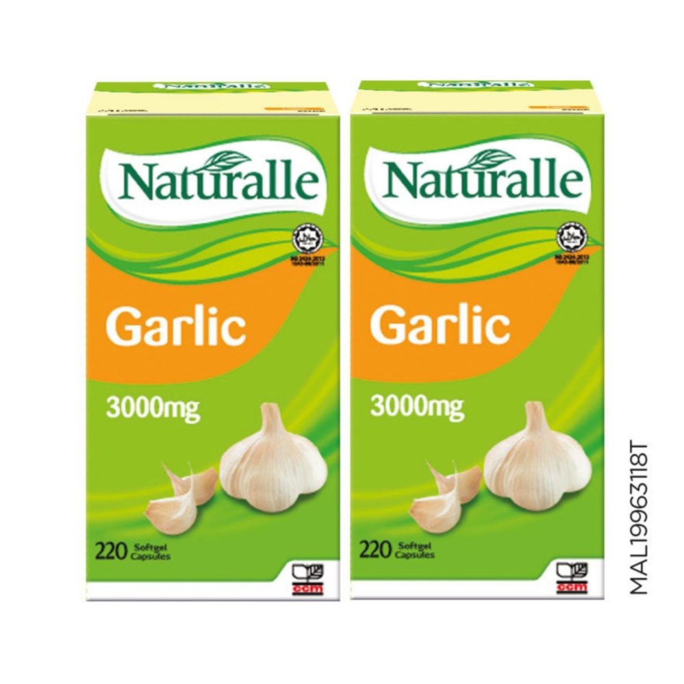 Naturalle Garlic 3000MG 220 capsules X 2 | Shopee Malaysia