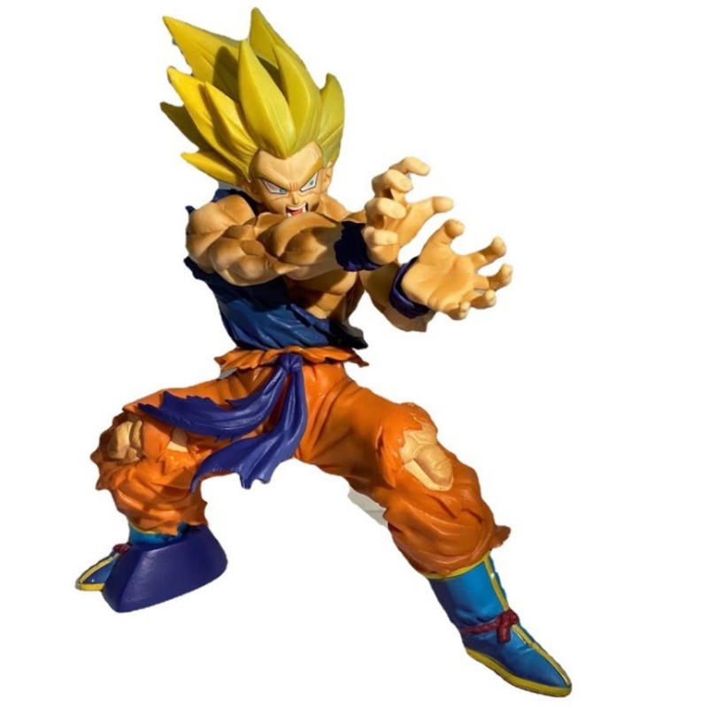 Anime Dragon Ball Z Son Goku Battle Damaged Action Figure Model ...