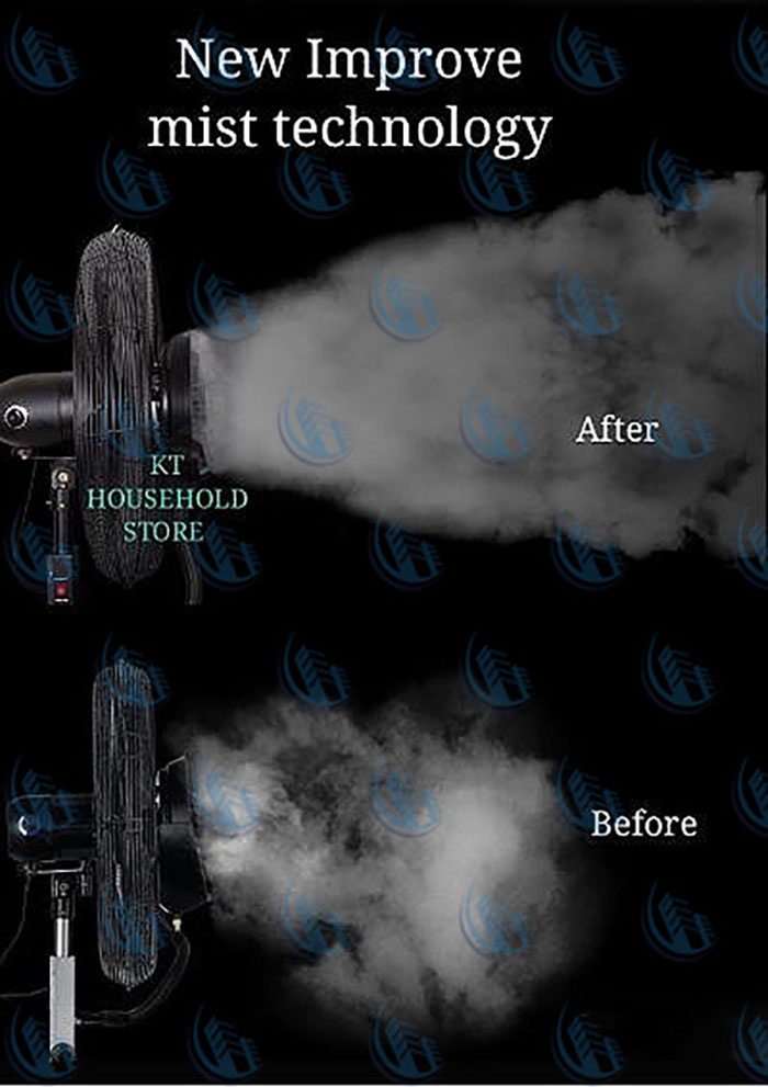 YET ECO 26MF MIST FAN INDUSTRIAL SPRAY STAND FAN WITH PUMP KIPAS AIR ...
