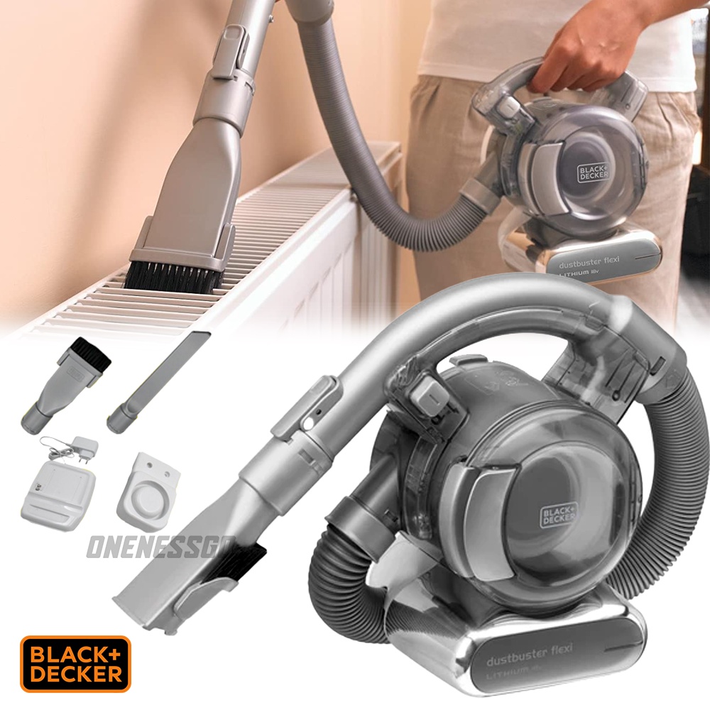 ''BLACK & DECKER'' CORDLESS DUSTBUSTER FLEXI HAND VACUUM CLEANER 18V ...