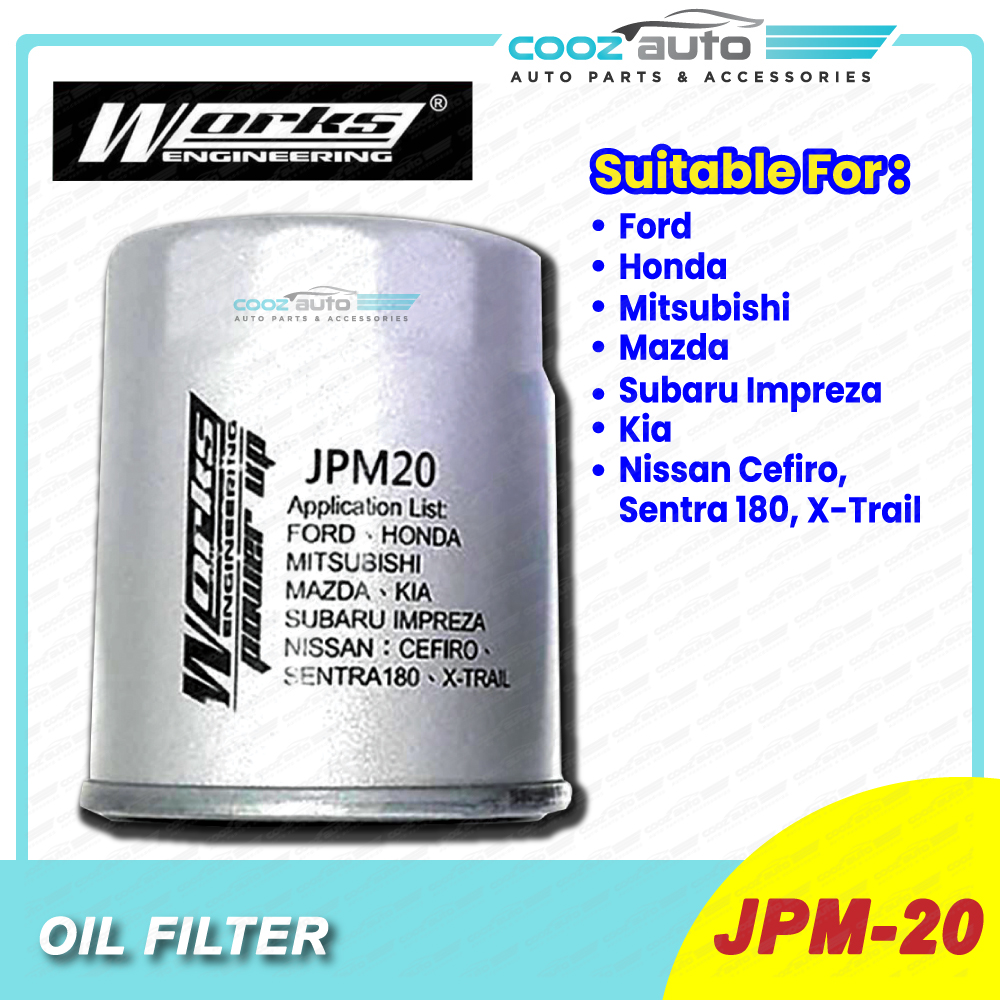 Works Engineering Performance Engine Oil Filter JPM 20 | Shopee Malaysia