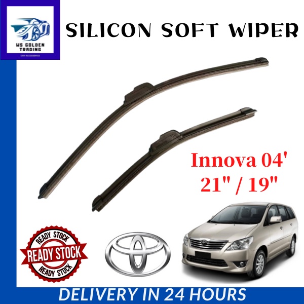 TOYOTA INNOVA 2004-2015 SOFT SILICONE WIPER BLADE (2PCS/SET) | Shopee ...