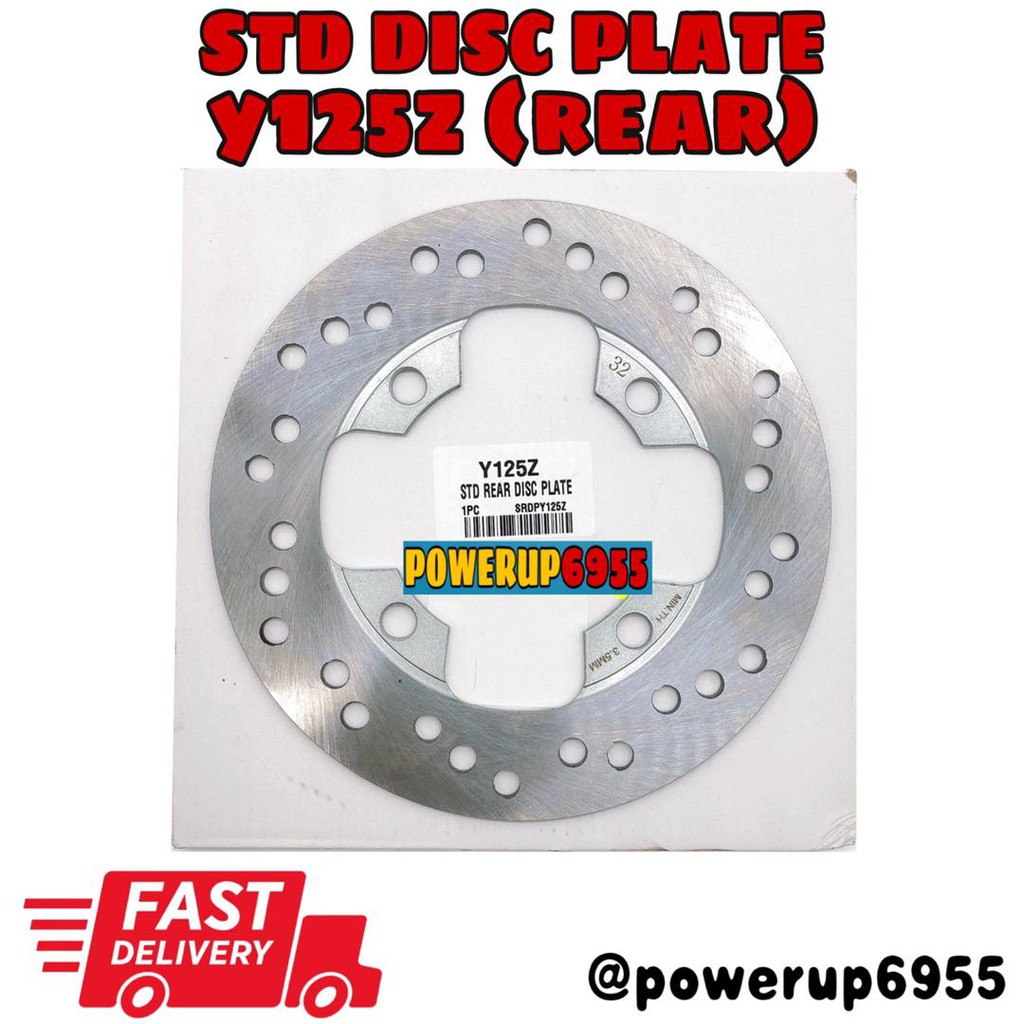 🔥Fast Shipping🔥 Y125Z STD Rear Disc Plate Heavy Duty | Shopee Malaysia