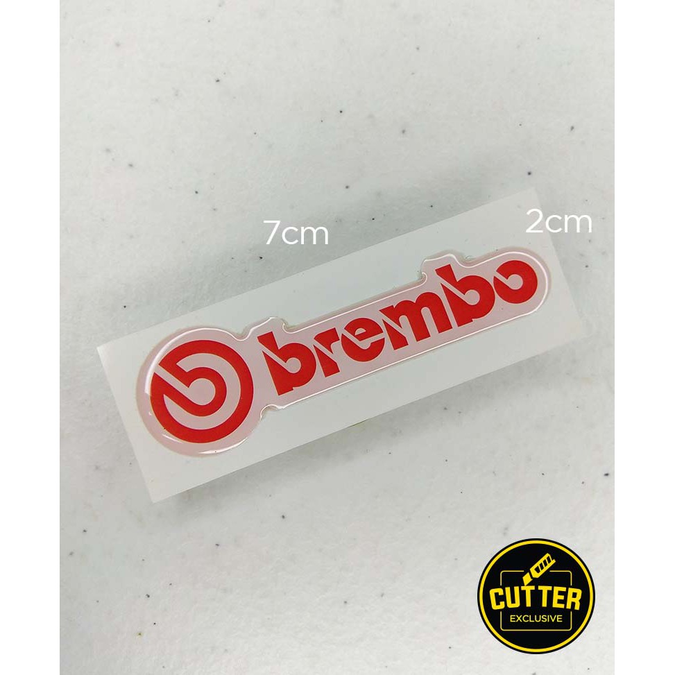 Brembo logo resin sticker emblem | Shopee Malaysia