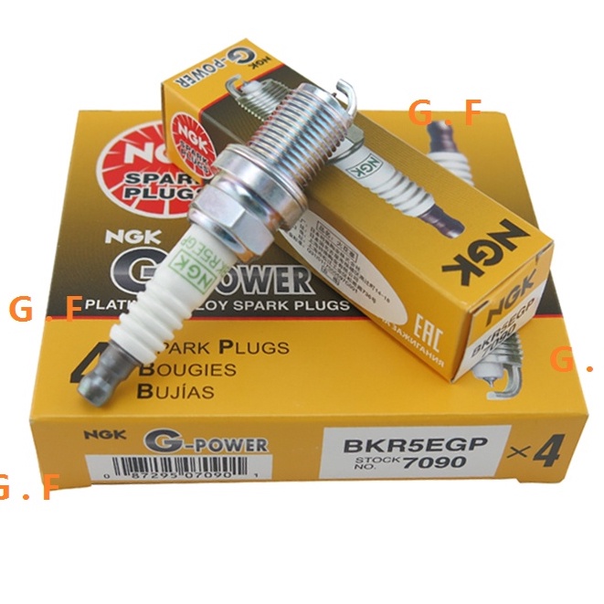Original NGK G-POWER SPARK PLUGS BKR6EGP 7092 / DCPR7EGP 1682 / BKR5EGP 7090 / TR6GP 5141 # ...