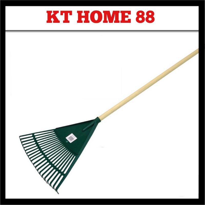 PVC Garden Rake With Wood Handle | Shopee Malaysia