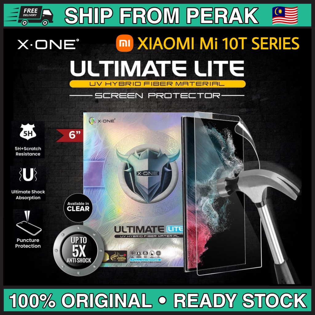 Xiaomi Mi 10T / 10T Pro 5G X-One Ultimate Lite UV Hybrid Fiber 5H ...