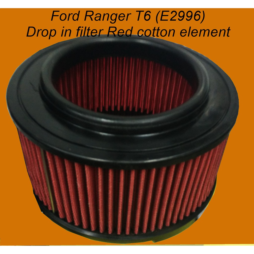 Ford Ranger T6 / Previous Gen washable Drop in filter Performance Air ...