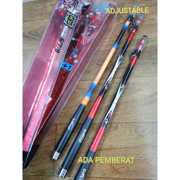 5/6/7 & 6/7/8 Feet PEMBERAT DIREN JORAN UDANG PUYU PRAWN ROD 虾竿/鱼竿 ...