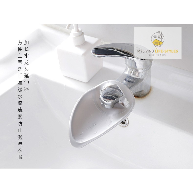 🆕 Kids Tap Nozzle Shower Head Extender Tapware Splash-Proof Baby Gargle ...