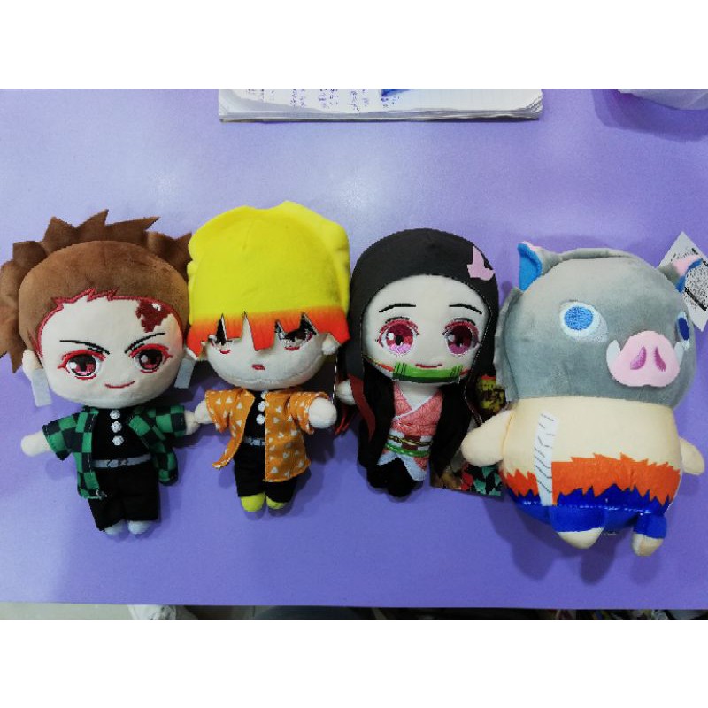 anime soft toys demon slayer kimetsu no yaiba 鬼滅之刃鬼灭之刃 动漫公仔 stuffed toy ...