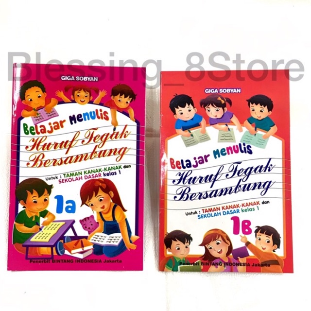 Upright Letter Learning Book Connecting Volume 1 & 2 For Kindergarten ...