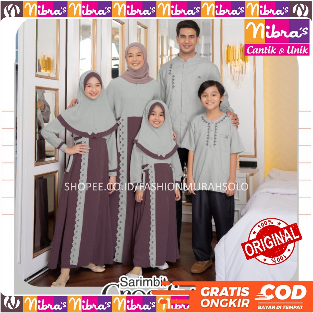 Muslim DRESS MUSLIM MUSLIMAH Uniform COUPLE Family BRANDED ORI CREATIVE ...