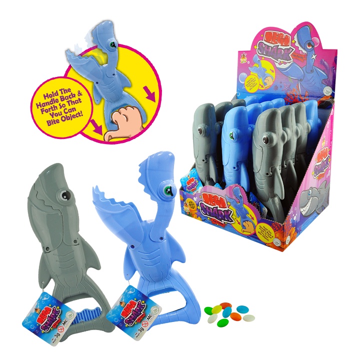 1 Pc YLF Toy Toys Castle Mega Shark Pop Candy HALAL (LOCAL READY STOCKS ...