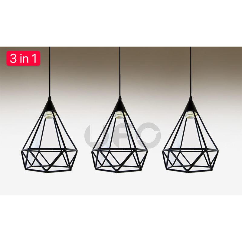 LIGHT STUDIO PENDANT LIGHT DESIGN SIMPLE 3 IN 1 (7815/3) | Shopee Malaysia
