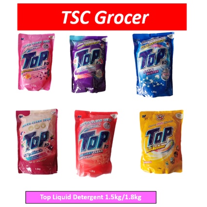 Top Liquid Detergent Refill 1.8kg / 1.5 kg | Shopee Malaysia
