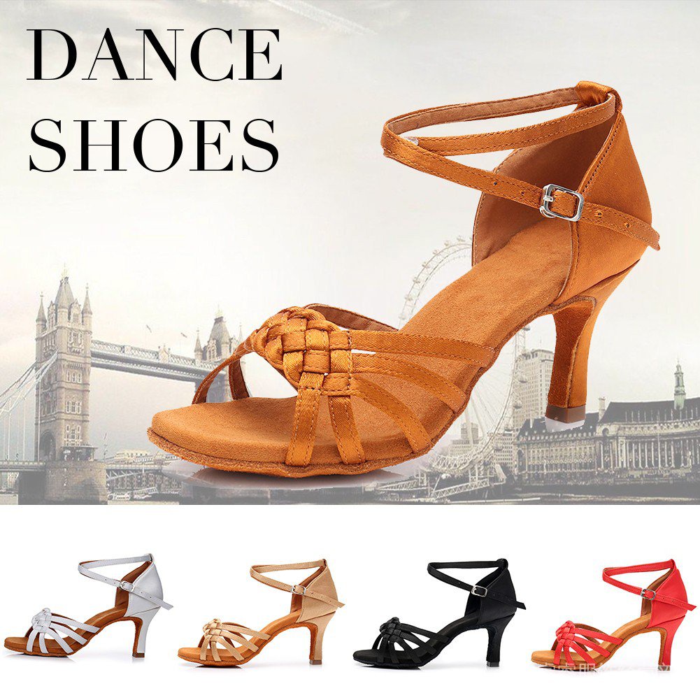 Professional Dancing Shoes Women Fashion Ladies Latin Dance Shoes High ...