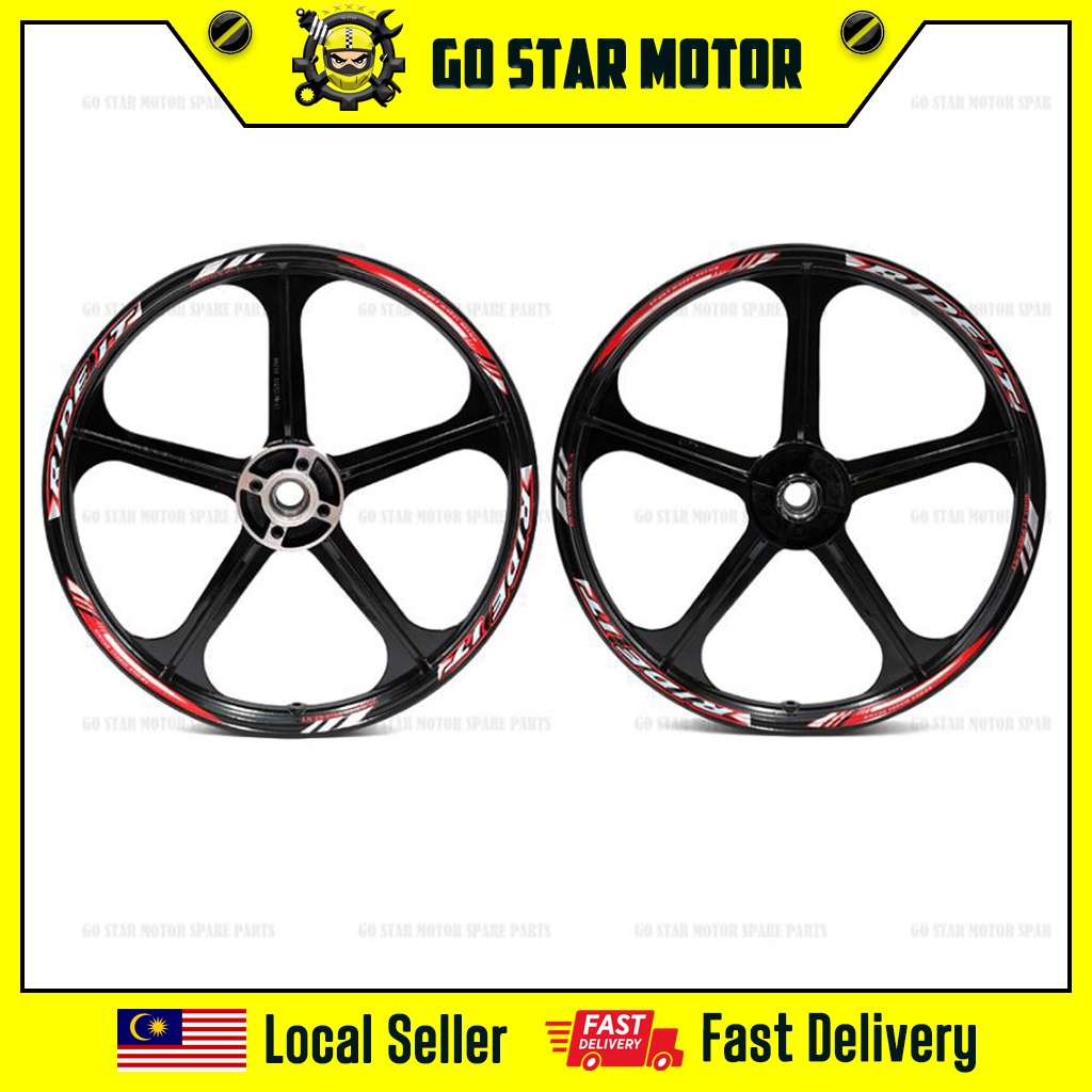 MODENAS KRISS II KRISS2 KRISSII KRISS 2 SPORT RIM 5 LEG WITH STICKER ...