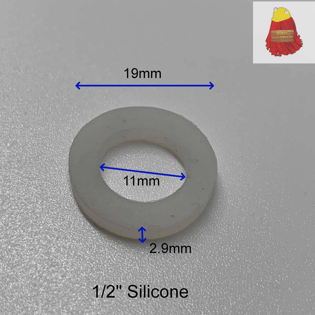 Flat Rubber Silicone O Ring Washer Sealer fittings for pipe | Shopee ...
