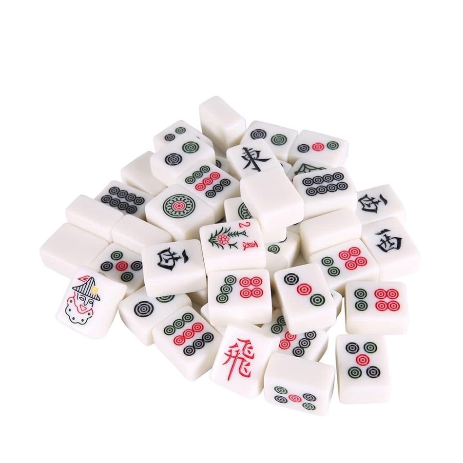 (Inshome) 水晶/白玉系列 4人168 牌麻将拉米 3人88牌 Mahjong Rummy Cinami Lami Full Set ...