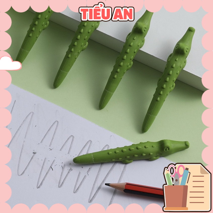 Crocodile shaped eraser - Firm grip - Eraser - 01 piece | Shopee Malaysia