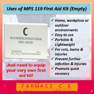 MediShield PVC First Aid Kit ( MPS 119) EMPTY [ High Quality / Light ...