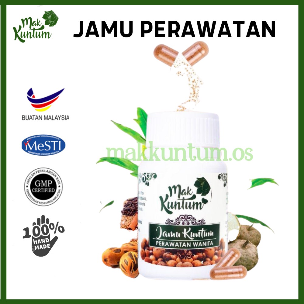 Jamu Bersalin Perawatan Wanita MAK KUNTUM (30pcs capsules) | Manjakani ...
