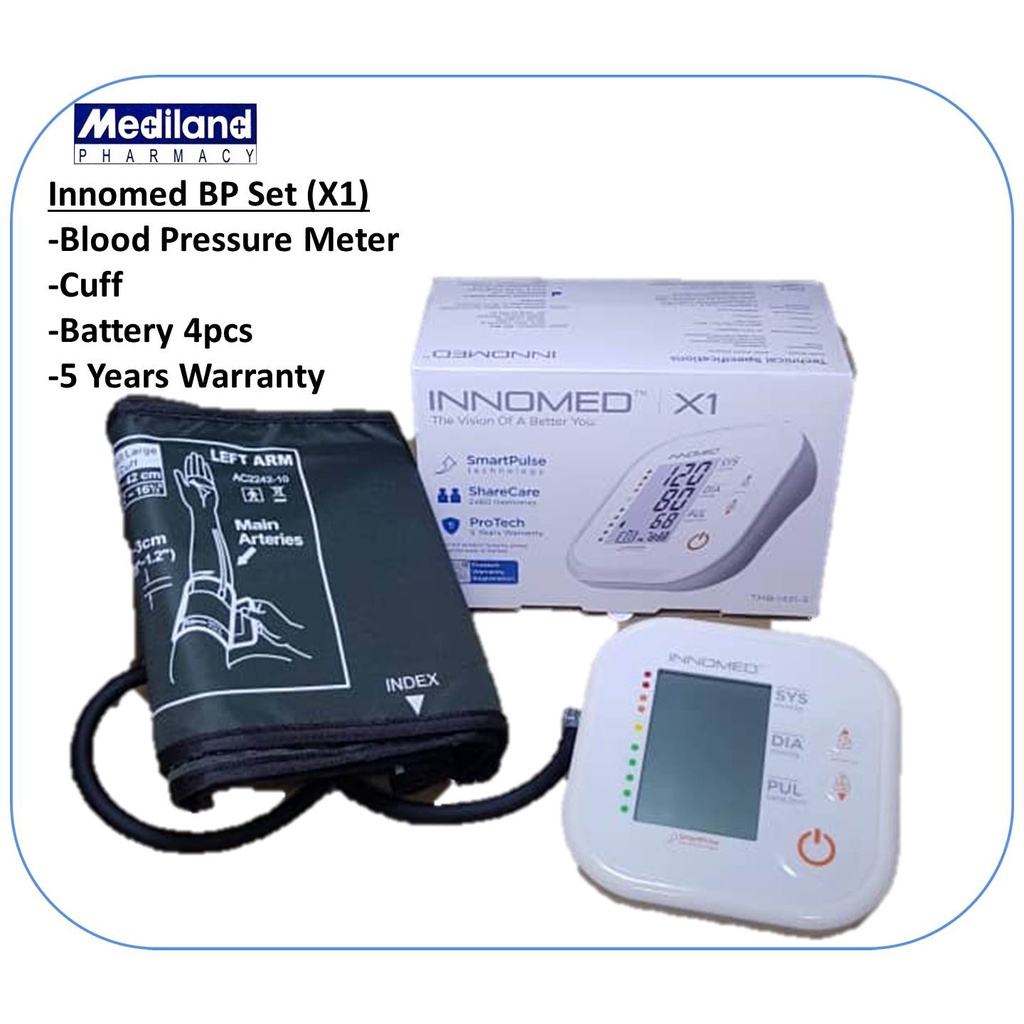 INNOMED Blood Pressure Monitor X1 (5 Yrs warranty) | Shopee Malaysia