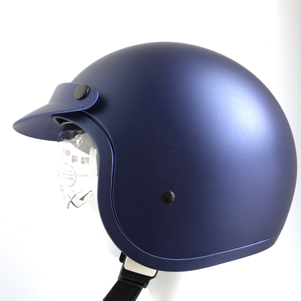 Sale - KM20 Glass Seal Helmet (Matte Blue) | Shopee Malaysia