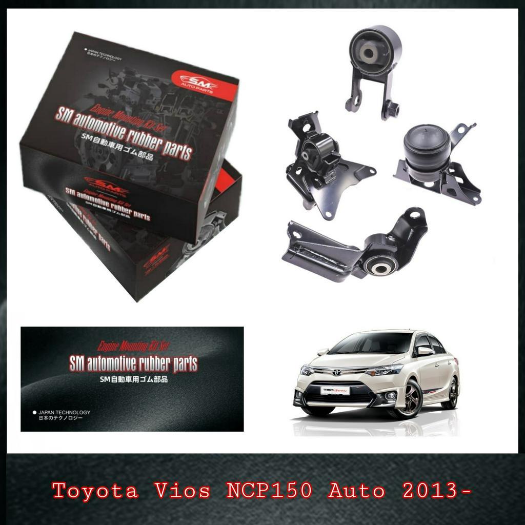 SM Engine Mounting Set - Toyota Vios NCP150 Auto / NSP151 CVT ( 1+1Year ...