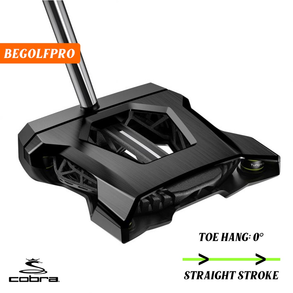 Cobra KING 3D Printed Agera Putter - Black (Center Shaft) - Straight ...