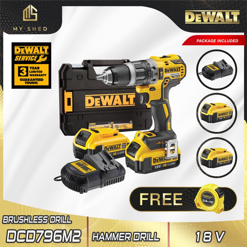 makita cordless drill drill battery cordless drill DEWALT DCD796M2-B1 ...