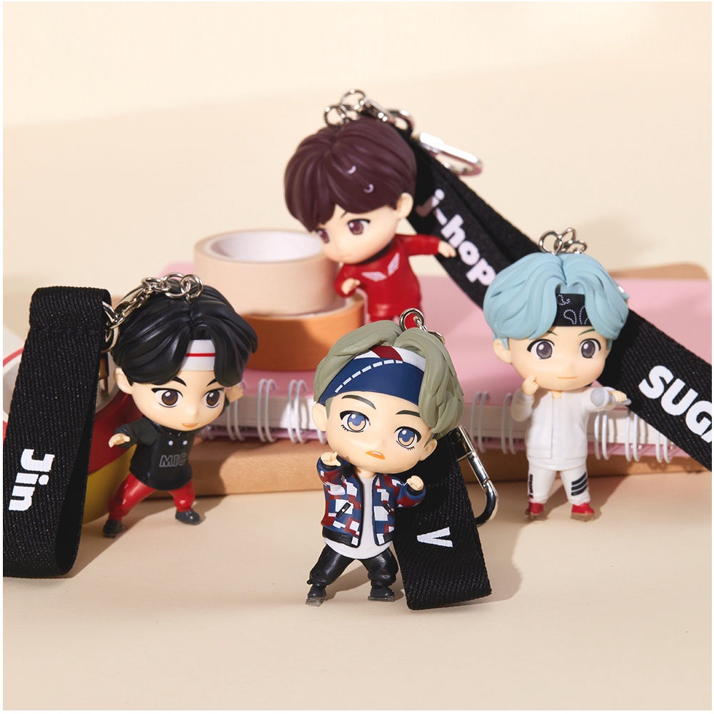 [Korea] BTS (Bangtan boys) T-money Figure Key Ring, TinyTan, idol figure, Official, Original ...