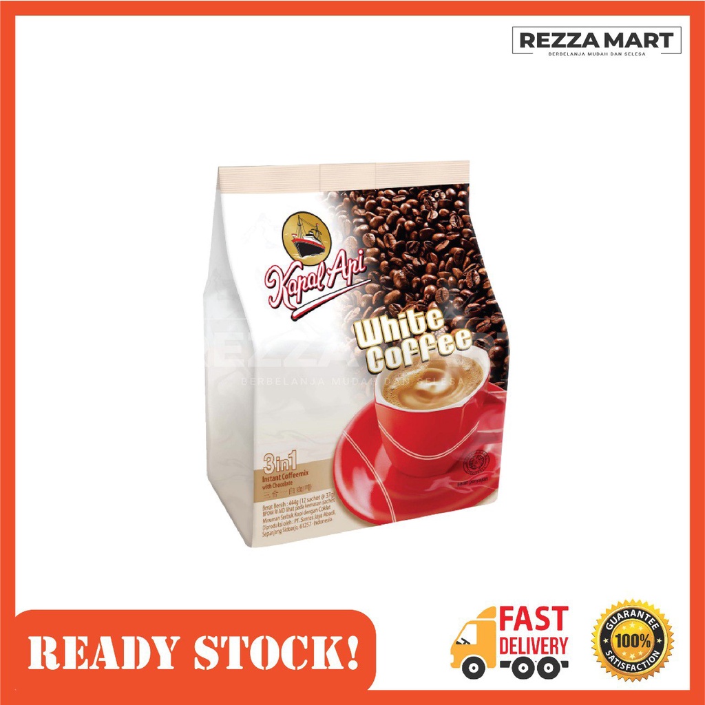 KOPI KAPAL API WHITE COFFEE 3IN1 (15 SACHET X 375G) | Shopee Malaysia