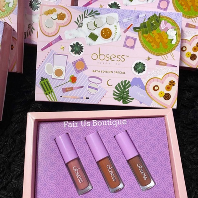 OBSESS RAYA EDITION LIPMATTE 💯% ORIGINAL! | Shopee Malaysia