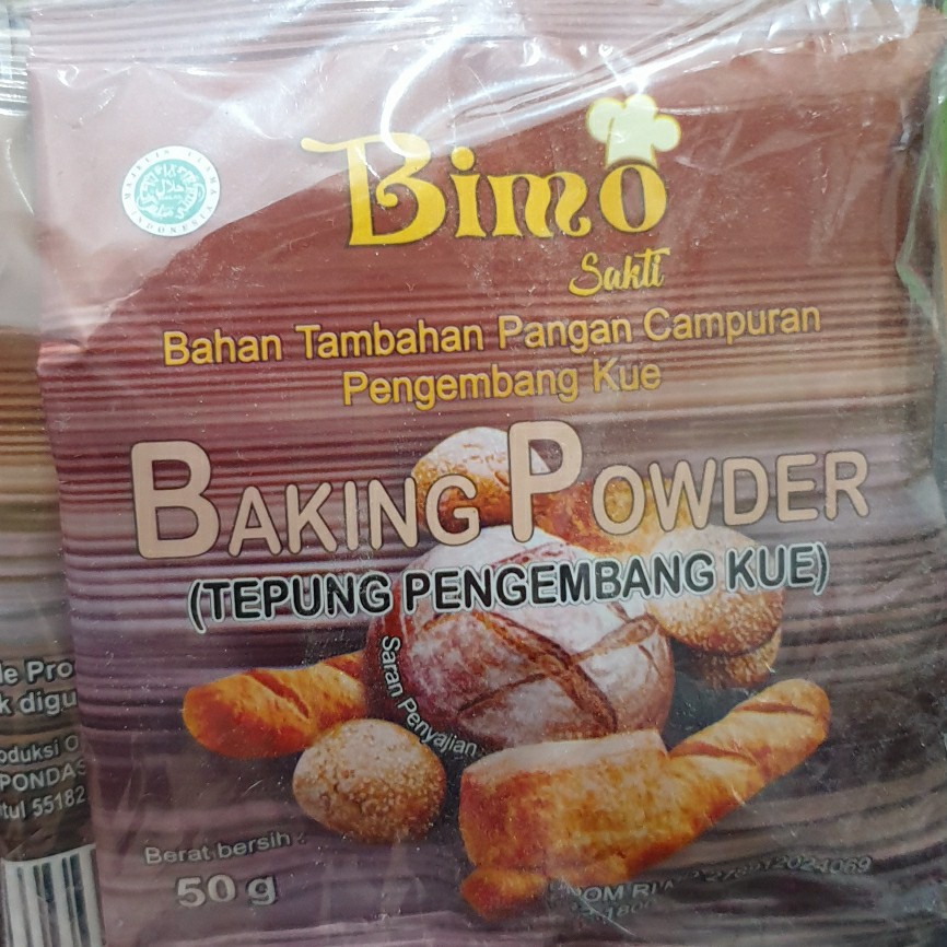 Bimo SAKTI BAKING POWDER 50gr (Cake Developer) | Shopee Malaysia