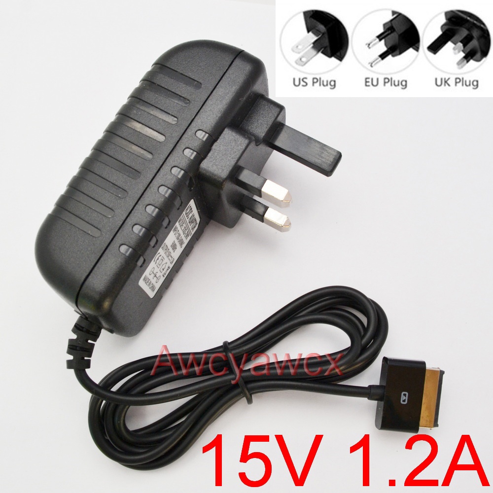 15V 1.2A 18W 1200mA Charger Asus Laptop Tablet PC Eee Pad Transformer ...