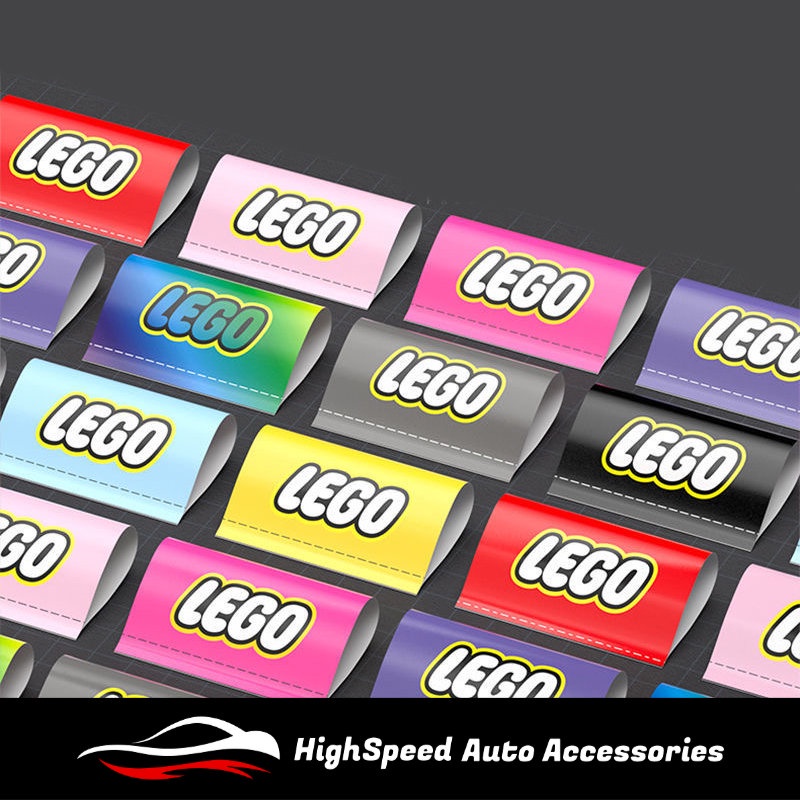 Lego Style Car Sticker – Creative Decorative Emblem Label | Shopee Malaysia