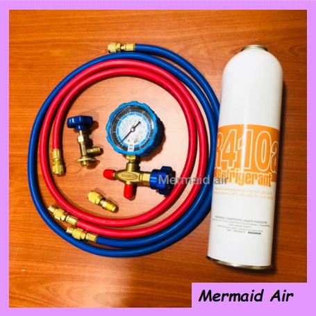 r410a Gas Aircond Gas // R410a Gas // Air Cond Gas // Full Set To Refill Gas // R410 Gas ...