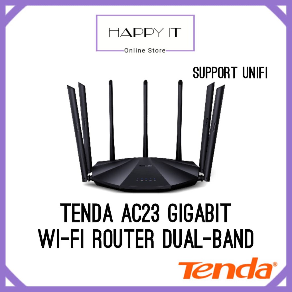 Tenda AC23 AC1200 Smart Dual Band Gigabit WiFi Router - Malaysia ...