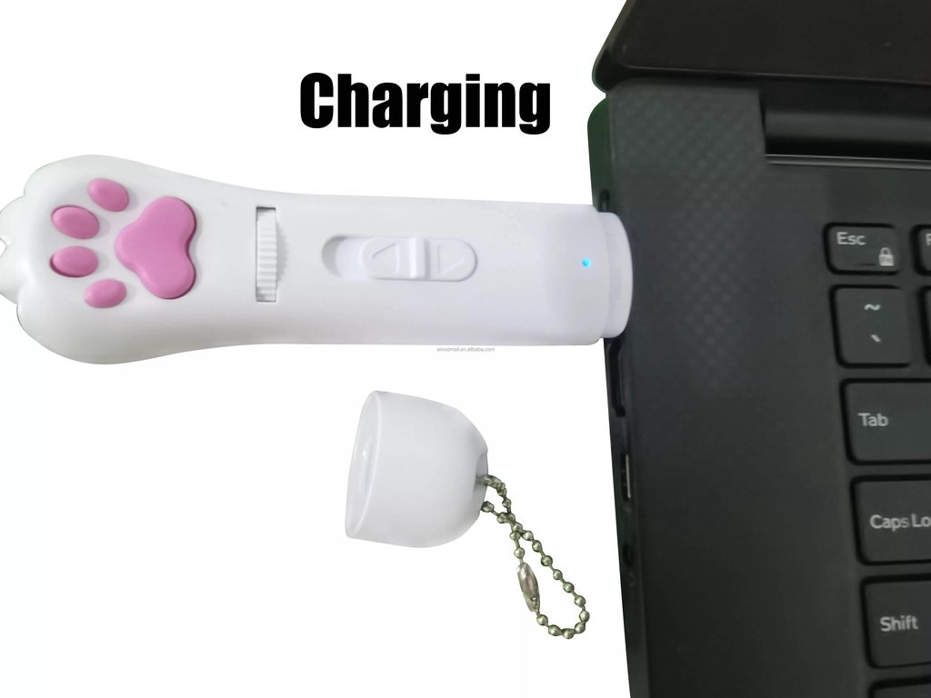 USB Rechargeable 7 in 1 Interactive LED Pattern Projector and Cat ...
