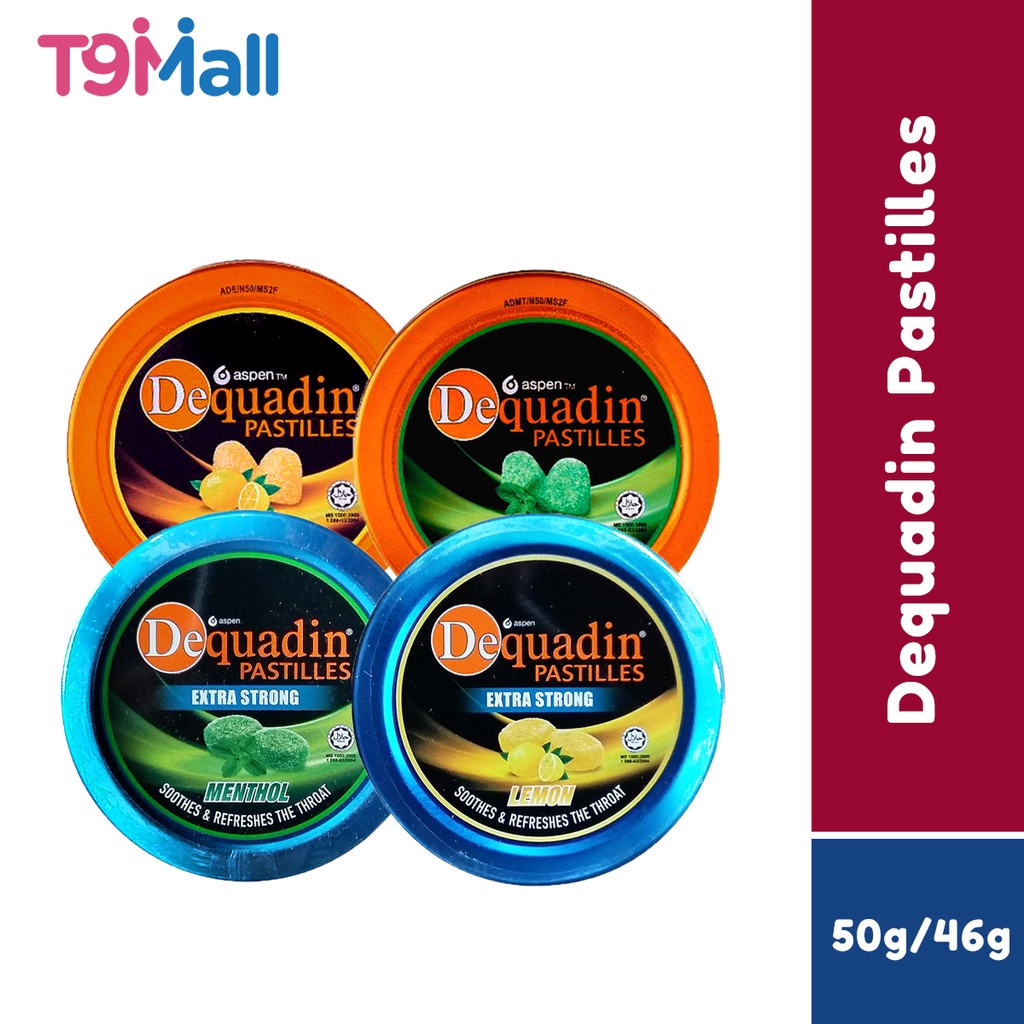 Dequadin Pastilles Lemon/Menthol/Extra Strong Lemon/Extra Strong ...