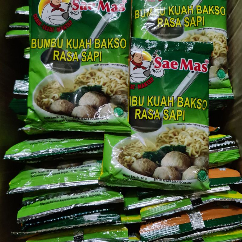 Kuah Bakso Instan Rasa Daging Sapi Merk Sae Mas | Shopee Malaysia