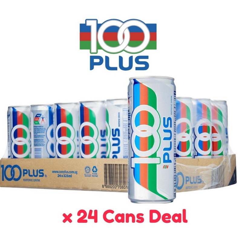 100 Plus Original Isotonic Drink （24can x 325ml）1 carton | Shopee Malaysia