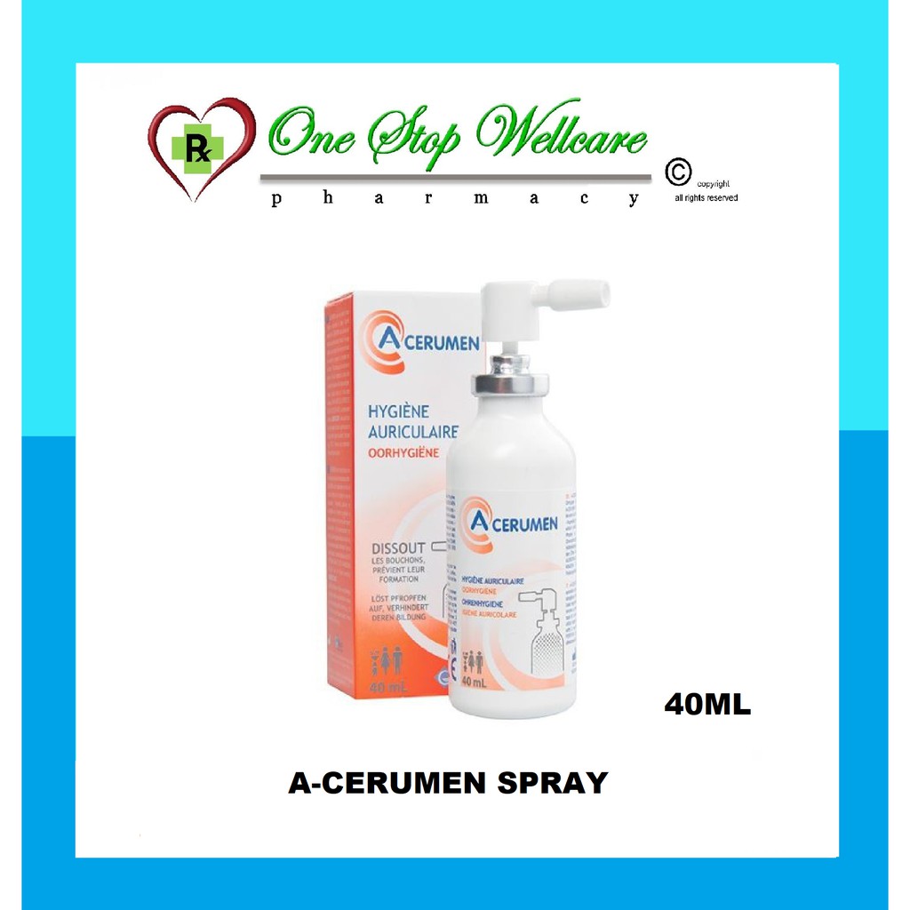 SEMBURAN A-CERUMEN 40ML / A-CERUMEN SPRAY 40ML (EXP:11/2026) | Shopee ...