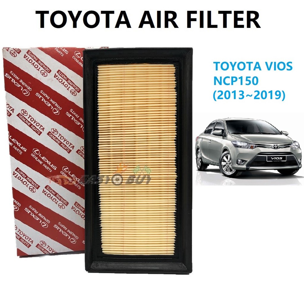 AIR FILTER TOYOTA VIOS NCP150 NSP151 / YARIS (2013~2019) AVANZA (2016 ...