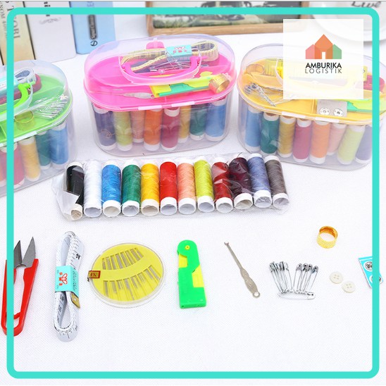 Sewing Tools / Set (sewing Tools Box Thread Tape Measure Ring Scissors ...