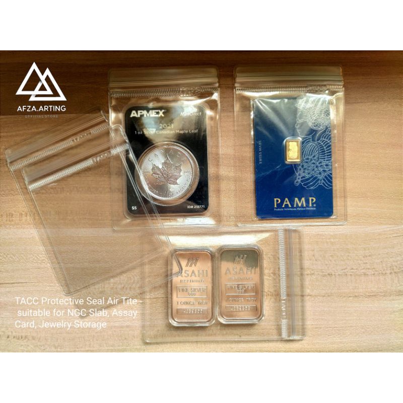 AFZA TACC Protective Air Tite Card for NGC Coin Slab Assay Card Jewelry ...