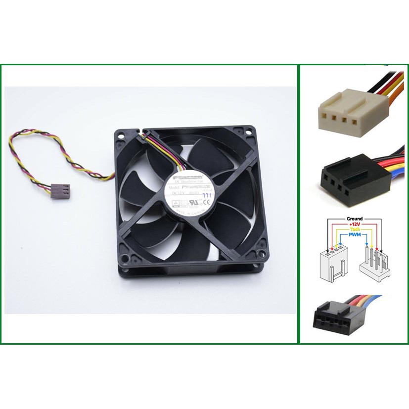 Genuine Branded Mixed Brand Foxcon Delta CPU Casing Cooler Fan 12V 4 ...