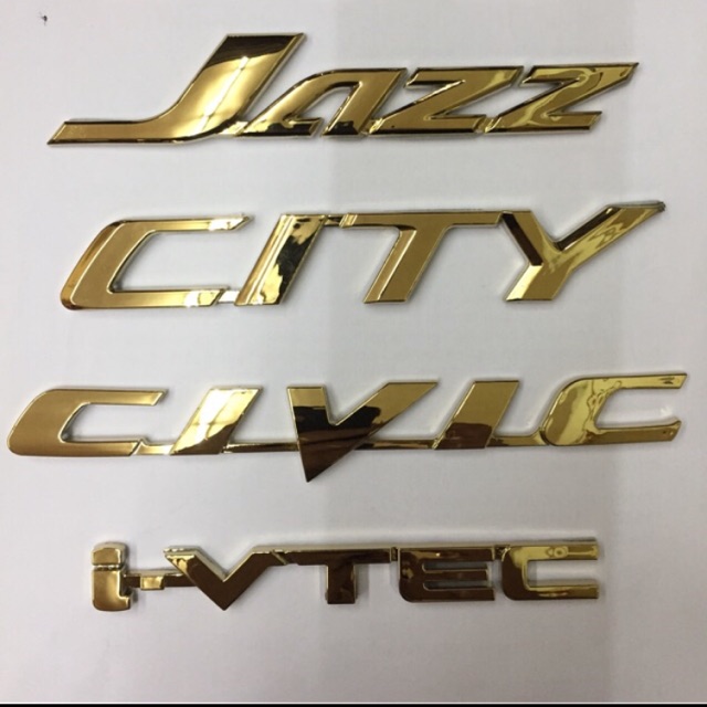 Honda Emblem Logo Gold Honda Emblem Honda City Honda Jazz Civic fd ...